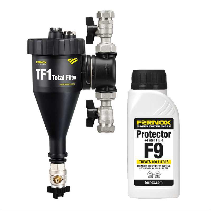 Fernox Total Filter TF1 3/4" - rendszerbe építhető komb